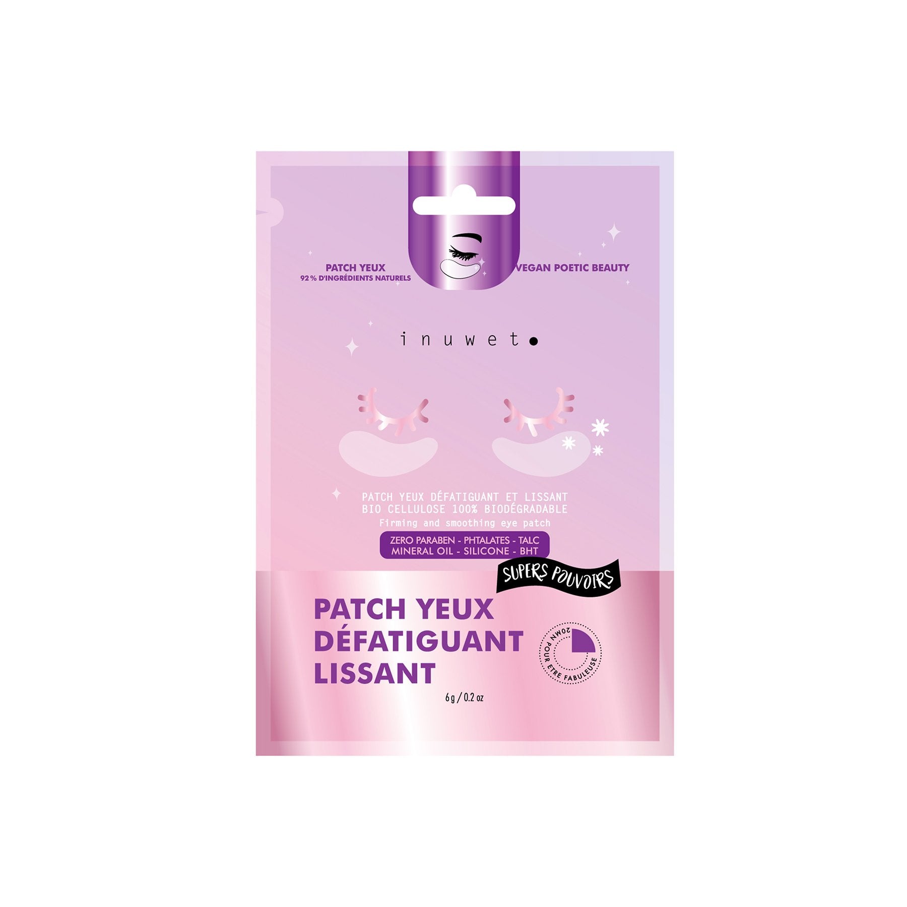 Patch yeux défatiguant & lissant -vegan | Inuwet | Boutique officielle ...